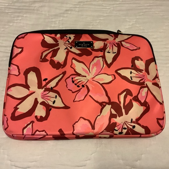 kate spade | Bags | Kate Spade Laptop Ipad Avenue Tiger Lilly Sleeve ...